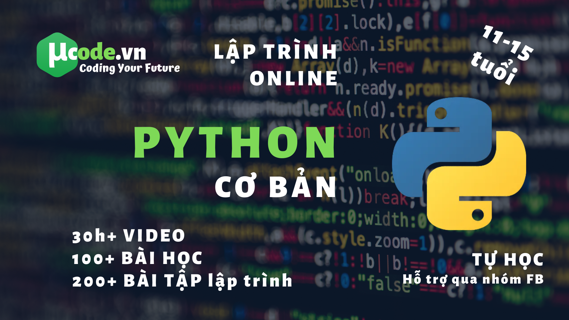 Python Cơ bản 1 - PY101 | uCode.vn - Lập trình tương lai của bạn